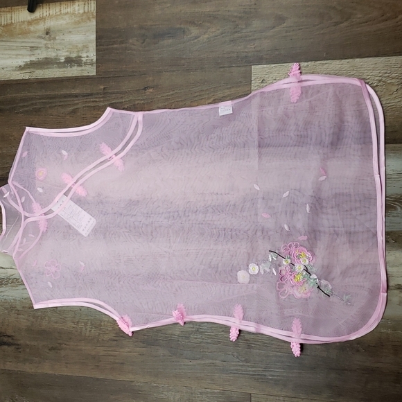 MAN YAN | Intimates & Sleepwear | Nwt Man Yan Pink See Through ...